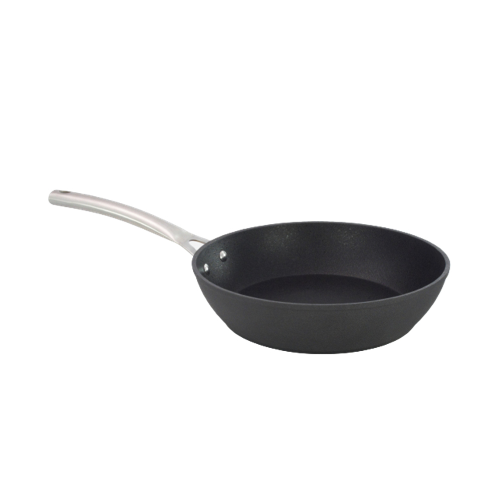 PRESSED AND FORGED ALUMINIUM RUGGED STONE DEEP FRYING PAN - sowell